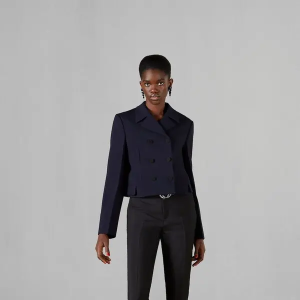 Gucci Cropped Double-breasted Jacket