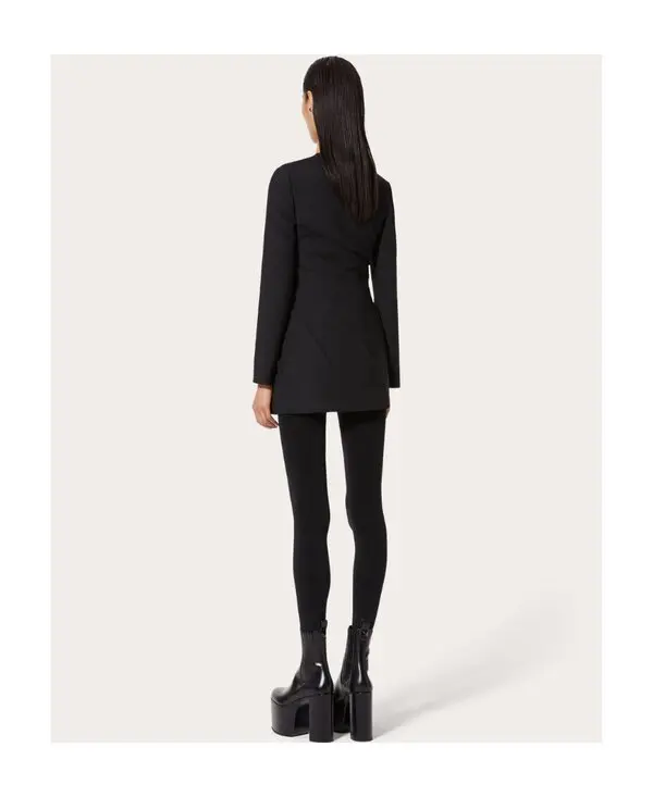 Valentino Garavani Crepe Couture Draped Mini Dress