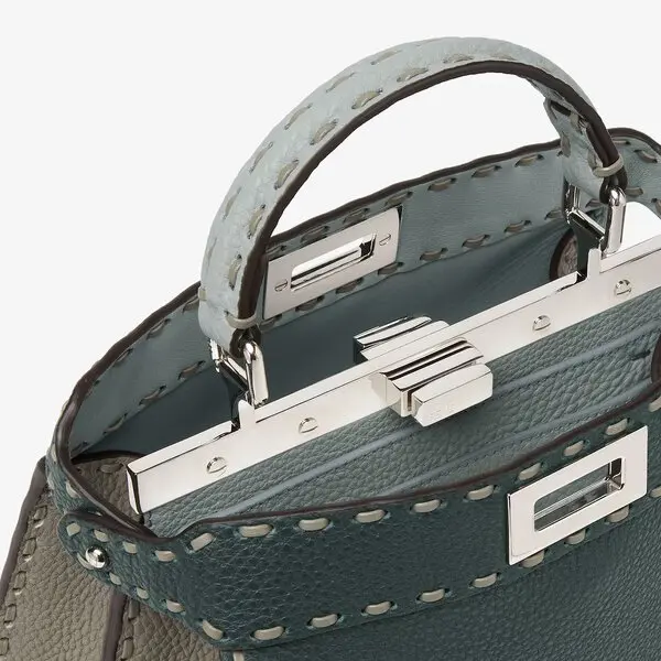 Fendi Peekaboo Iseeu Small Tote Bag - Green