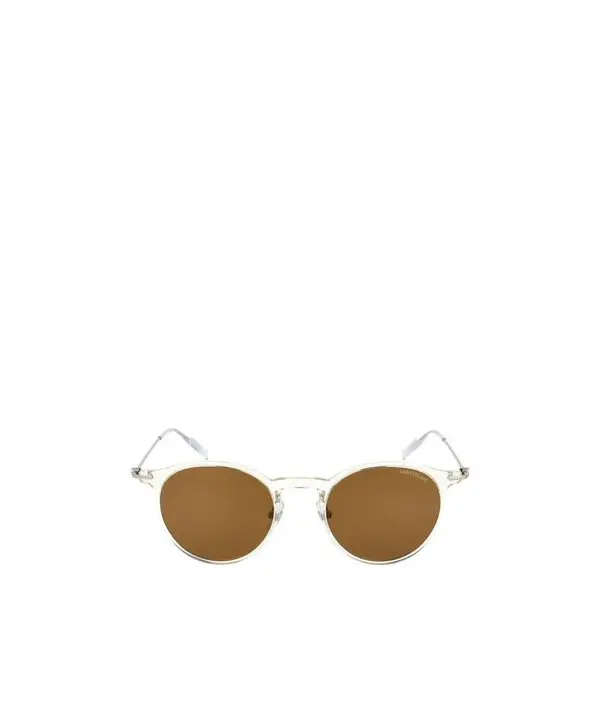 Montblanc Round Frame Sunglasses - Brown