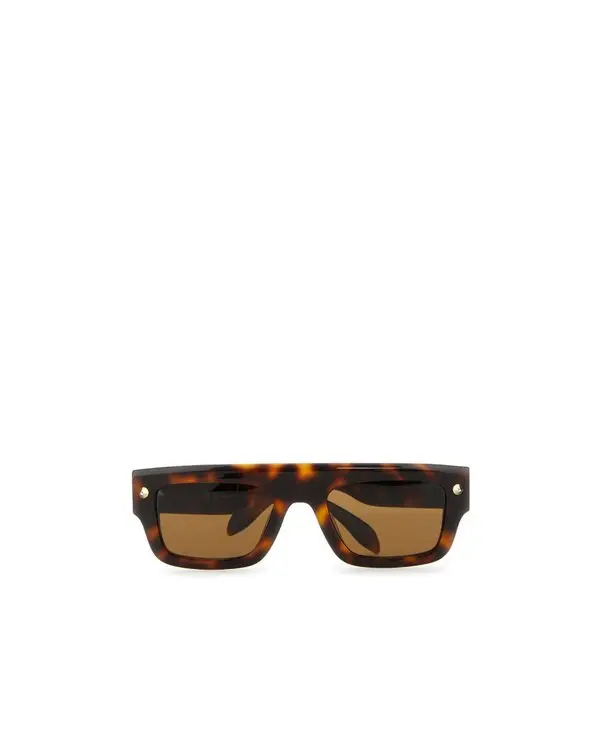 Alexander McQueen Rectangular Frame Sunglasses - Black