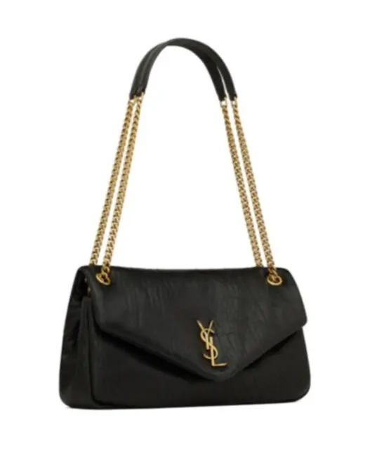 Saint Laurent Calypso Medium Shoulder Bag - Black