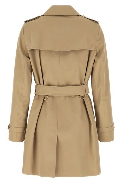 Burberry Double Breasted Belted Trench Coat