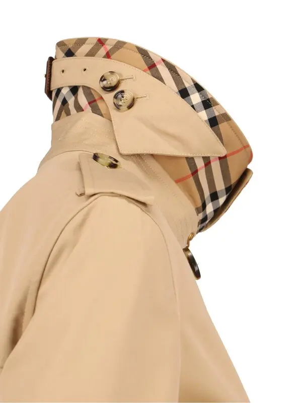 Burberry Double Breasted Belted Trench Coat