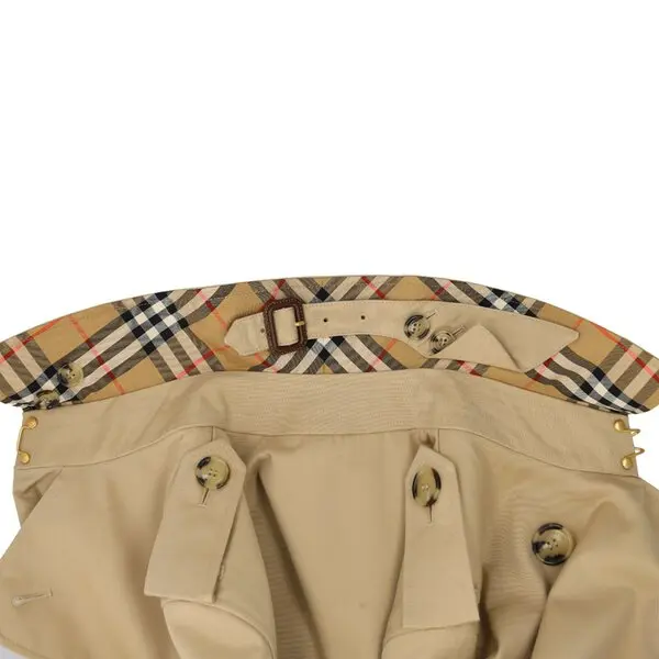 Burberry Double Breasted Belted Trench Coat