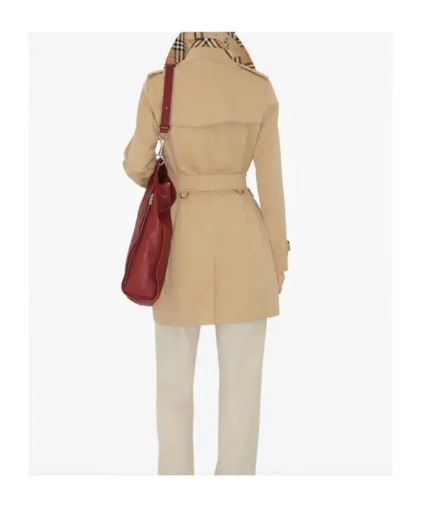 Burberry Double Breasted Belted Trench Coat