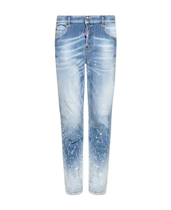 Dsquared2 Low-rise Distressed Skinny Jeans