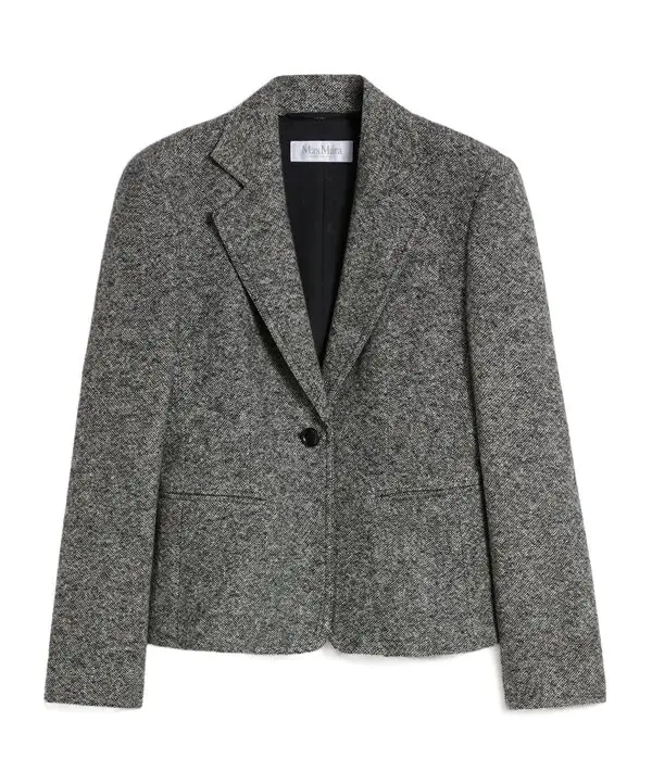 Max Mara Feminine Wool And Silk Blazer