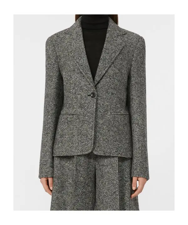 Max Mara Feminine Wool And Silk Blazer