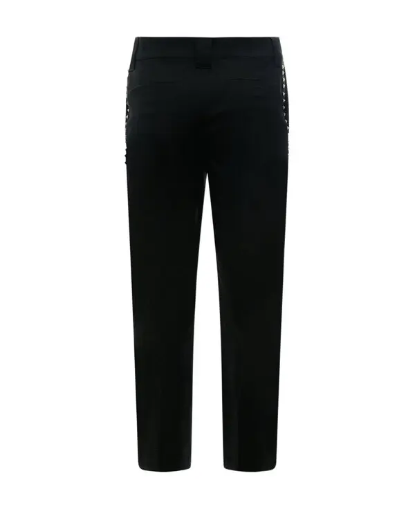 Valentino Garavani Embellished Mid-rise Trousers