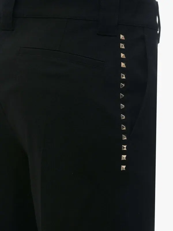 Valentino Garavani Embellished Mid-rise Trousers