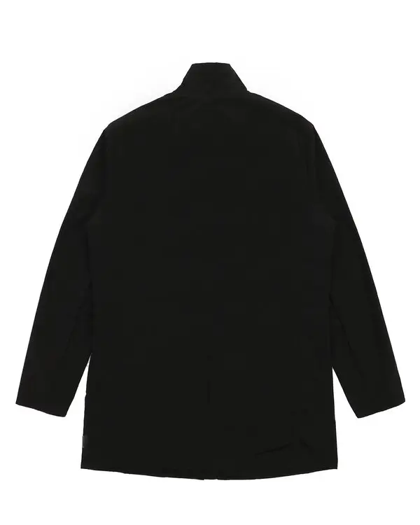 Emporio Armani Logo Zip-up Casual Jacket - Black