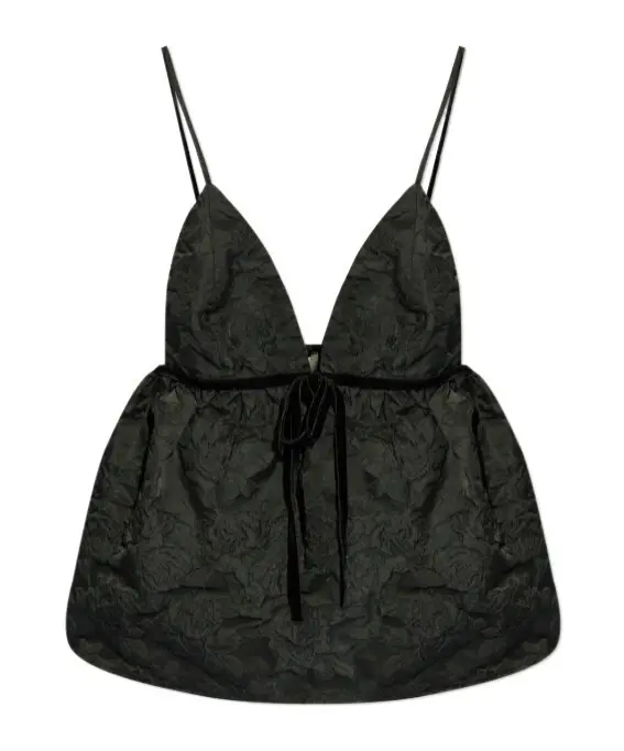 GANNI Strappy Top With Waist Ties