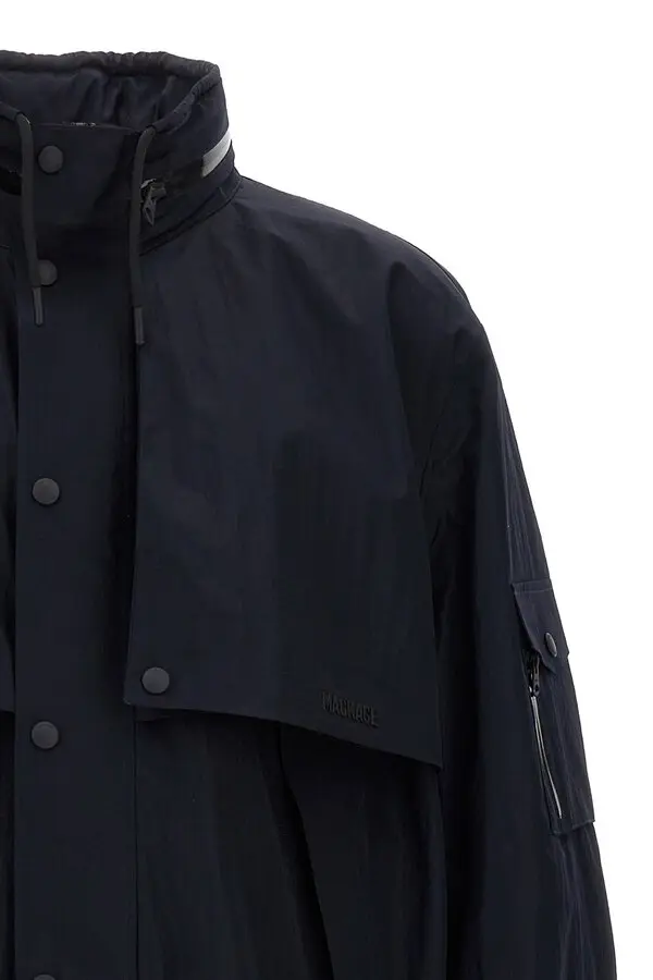 Mackage Garrett Hooded Technical Jacket - Blue