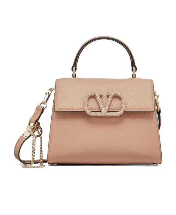 Valentino Garavani Vsling Foldover Top Small Tote Bag