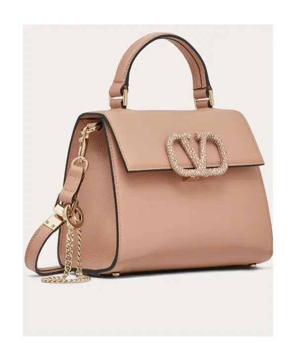 Valentino Garavani Vsling Foldover Top Small Tote Bag