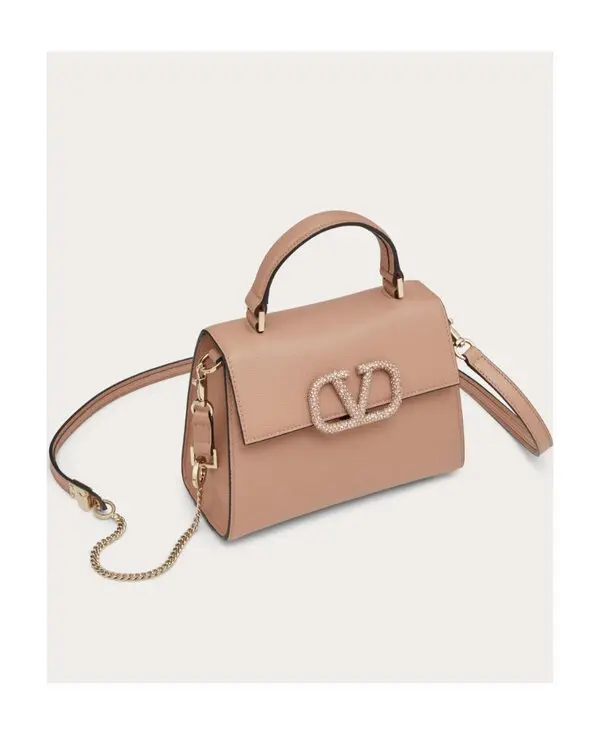 Valentino Garavani Vsling Foldover Top Small Tote Bag