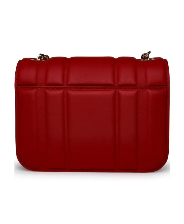 FERRAGAMO Flip Chain Shoulder Bag - Red