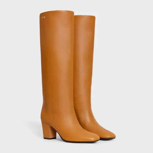 Celine Iconic Calfskin High Boot - Orange