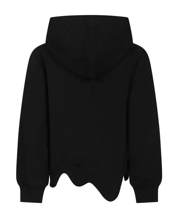 Moschino Long Sleeve Printed Hooded Sweater
