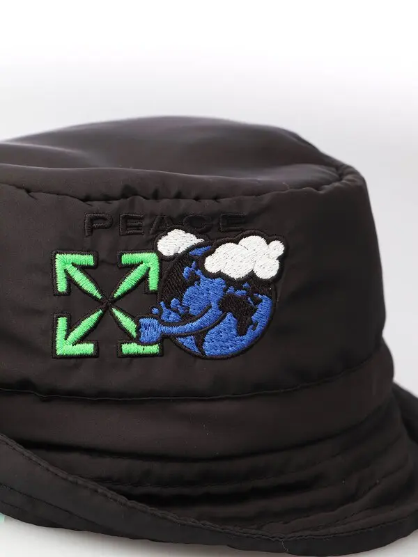 Off-White Embroidered Arrows Bucket Hat