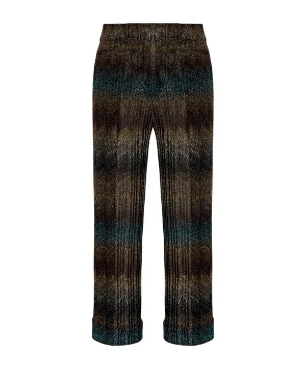 Missoni Zig-zag Pleated Trousers - Black