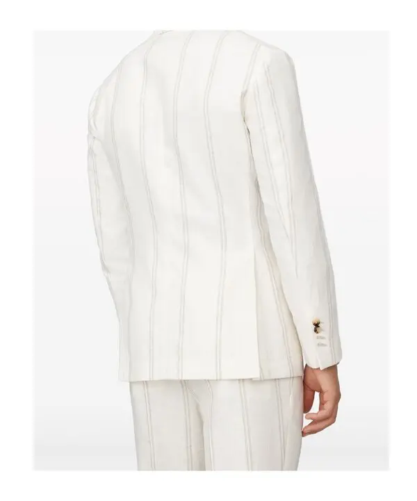 Brunello Cucinelli Striped Single-breasted Blazer
