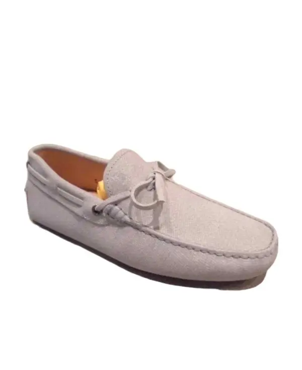 TOD'S Round Toe Slip-on Loafers