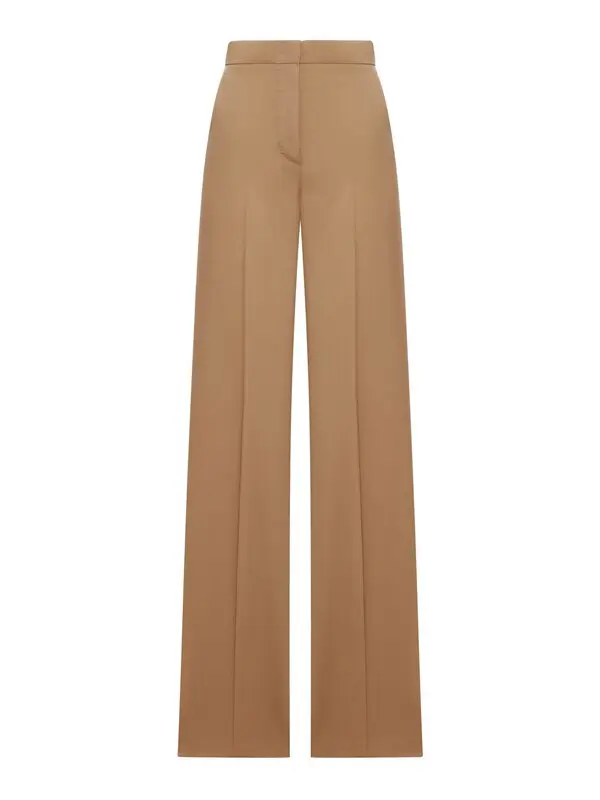 Max Mara Fernet High-waist Wide-leg Trousers - Brown