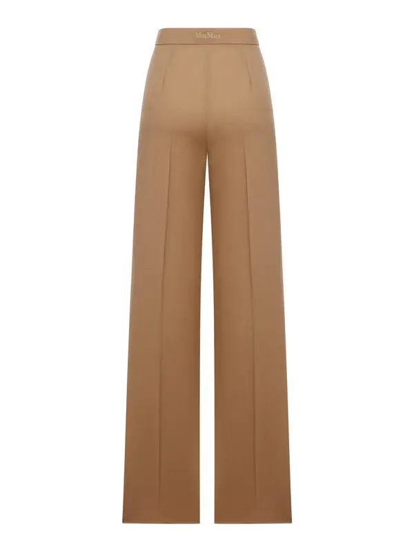 Max Mara Fernet High-waist Wide-leg Trousers - Brown
