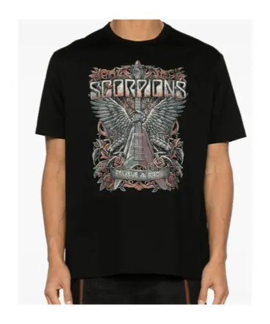 Junya Watanabe Graphic Printed Crewneck T-shirt - Black