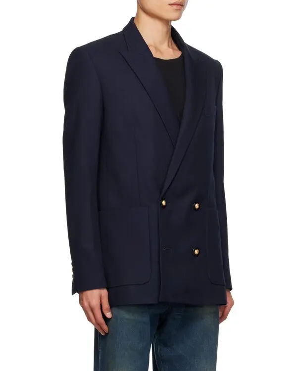 Balmain Double-breasted Tailored Blazer - Black
