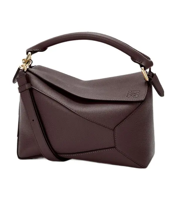 Loewe Small Puzzle Edge Bag - Dark Chestnut