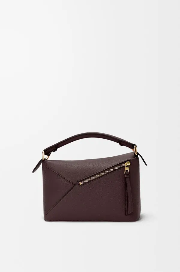 Loewe Small Puzzle Edge Bag - Dark Chestnut