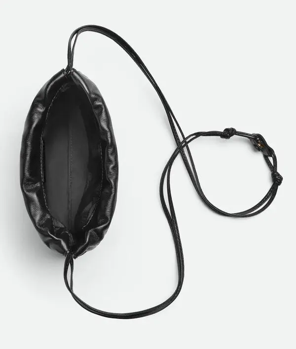 Bottega Veneta Small Woven Leather Drawstring Bag