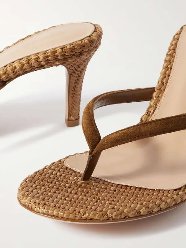 GIANVITO ROSSI Open Toe Stiletto Sandals