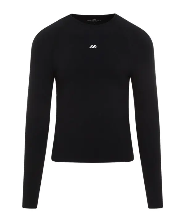 Balenciaga Logo Detailed Long Sleeve T-shirt