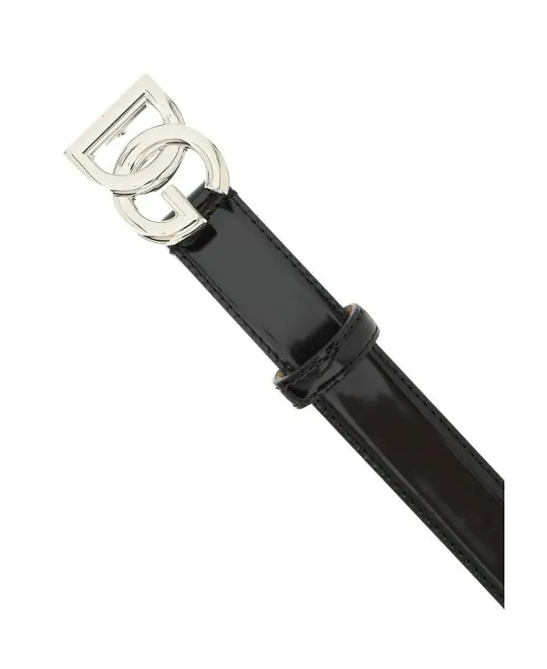 Dolce & Gabbana Dg Logo Belt - Nude