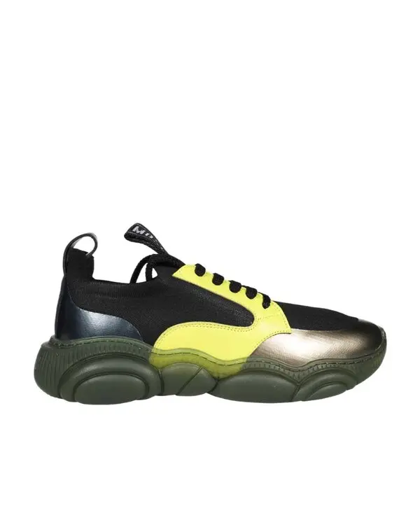 Moschino Lace-up Sneakers - Black