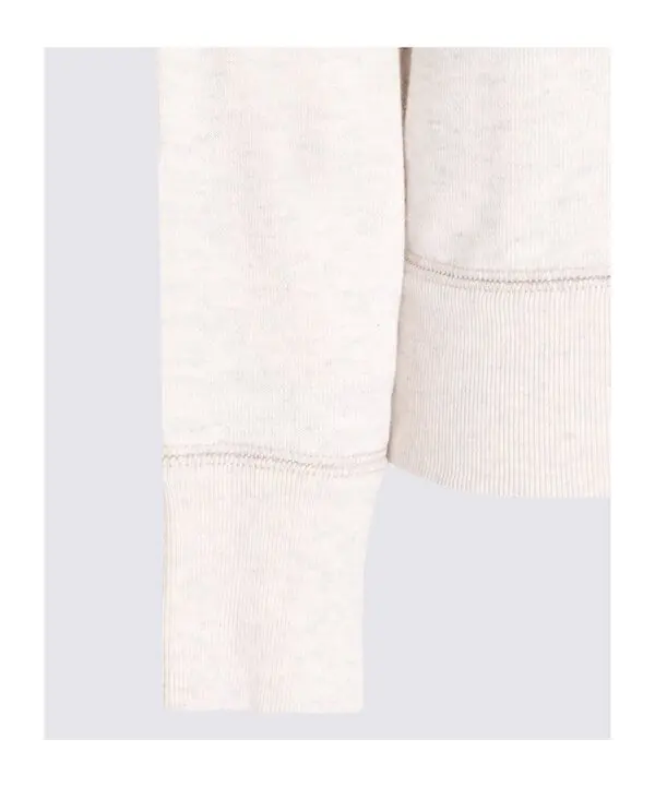 Isabel Marant Étoile Millyny" Crewneck Sweatshirt With Logo Graphic - Light Beige