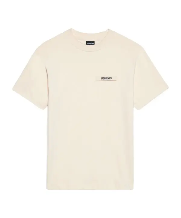 Jacquemus Gros Grain T-shirt - Light Brown