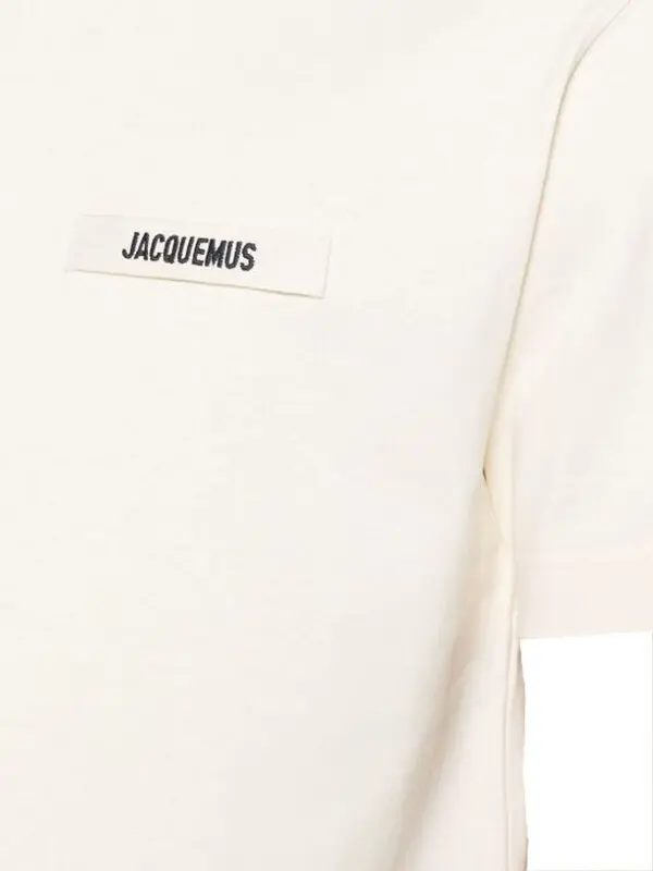 Jacquemus Gros Grain T-shirt - Light Brown