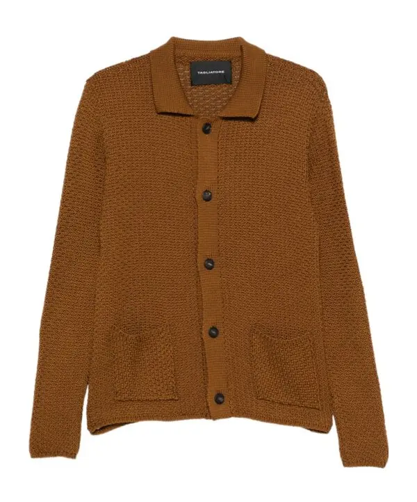 Tagliatore Long-sleeved Knitted Cardigan