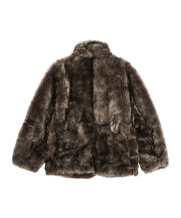 REMAIN BIRGER High-necked Fur Coat