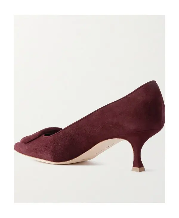 Manolo Blahnik Maysale High Heel Pumps - Red