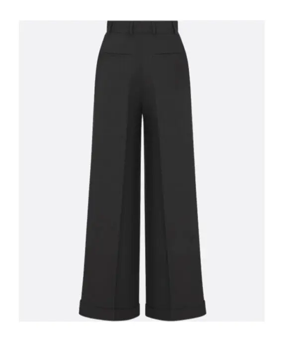 Dior Flared Tailored Trousers - Black