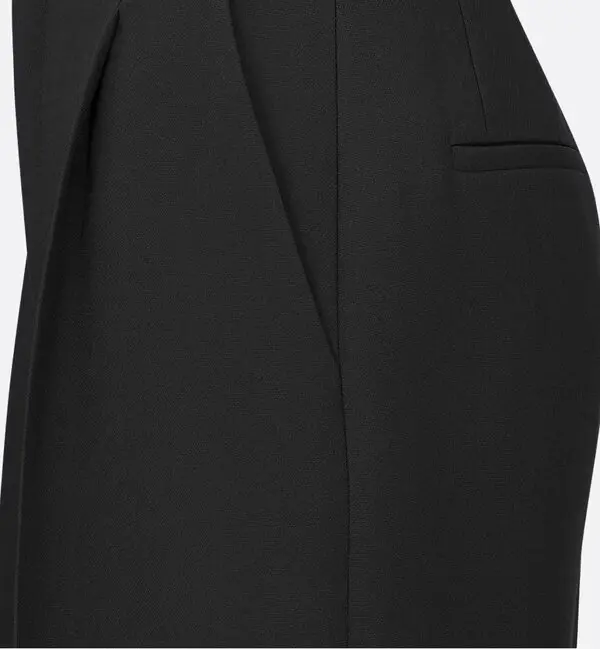 Dior Flared Tailored Trousers - Black