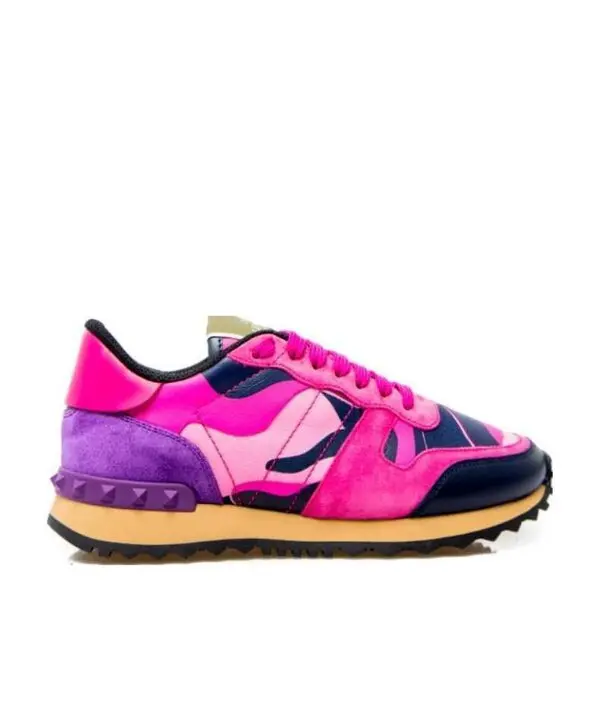 Valentino Garavani Rockrunner Leisure Sports Sneakers - Pink