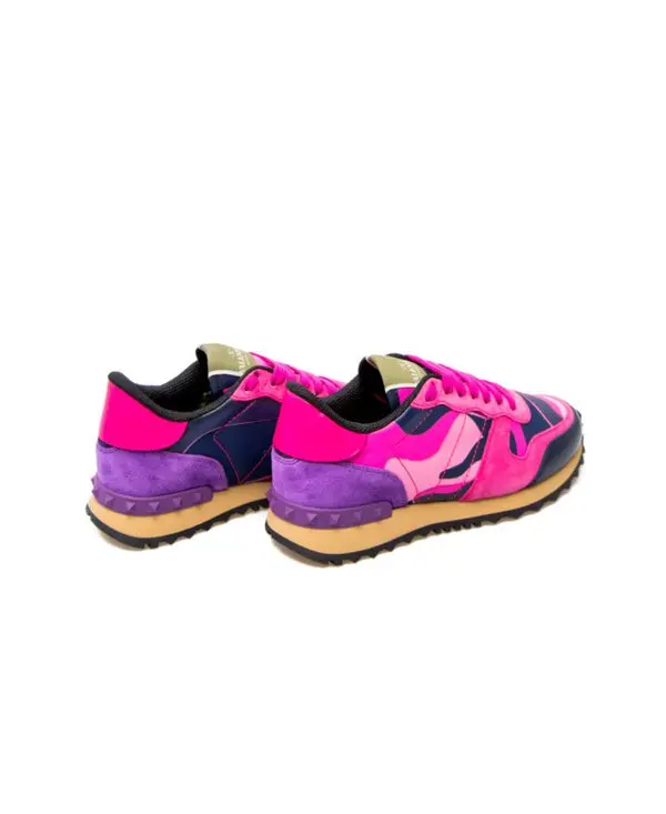 Valentino Garavani Rockrunner Leisure Sports Sneakers - Pink