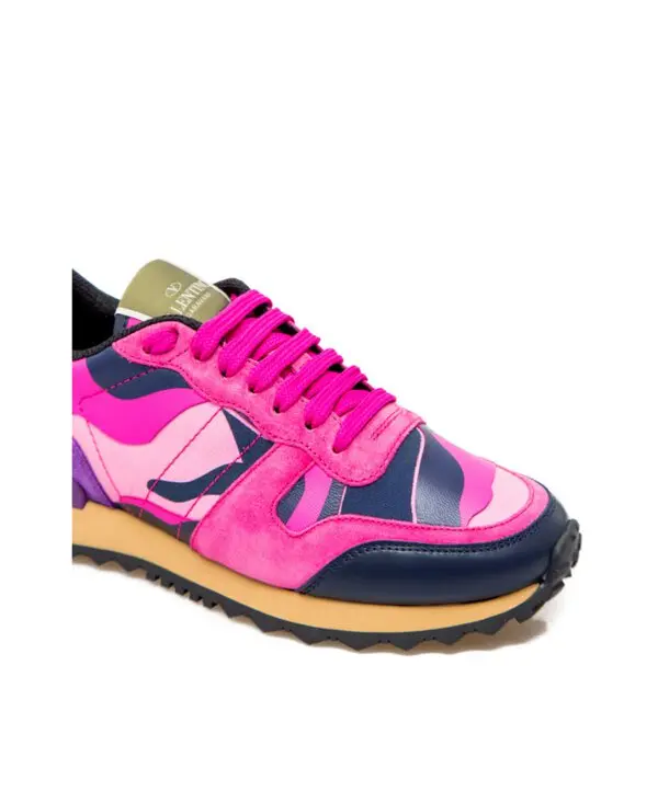 Valentino Garavani Rockrunner Leisure Sports Sneakers - Pink